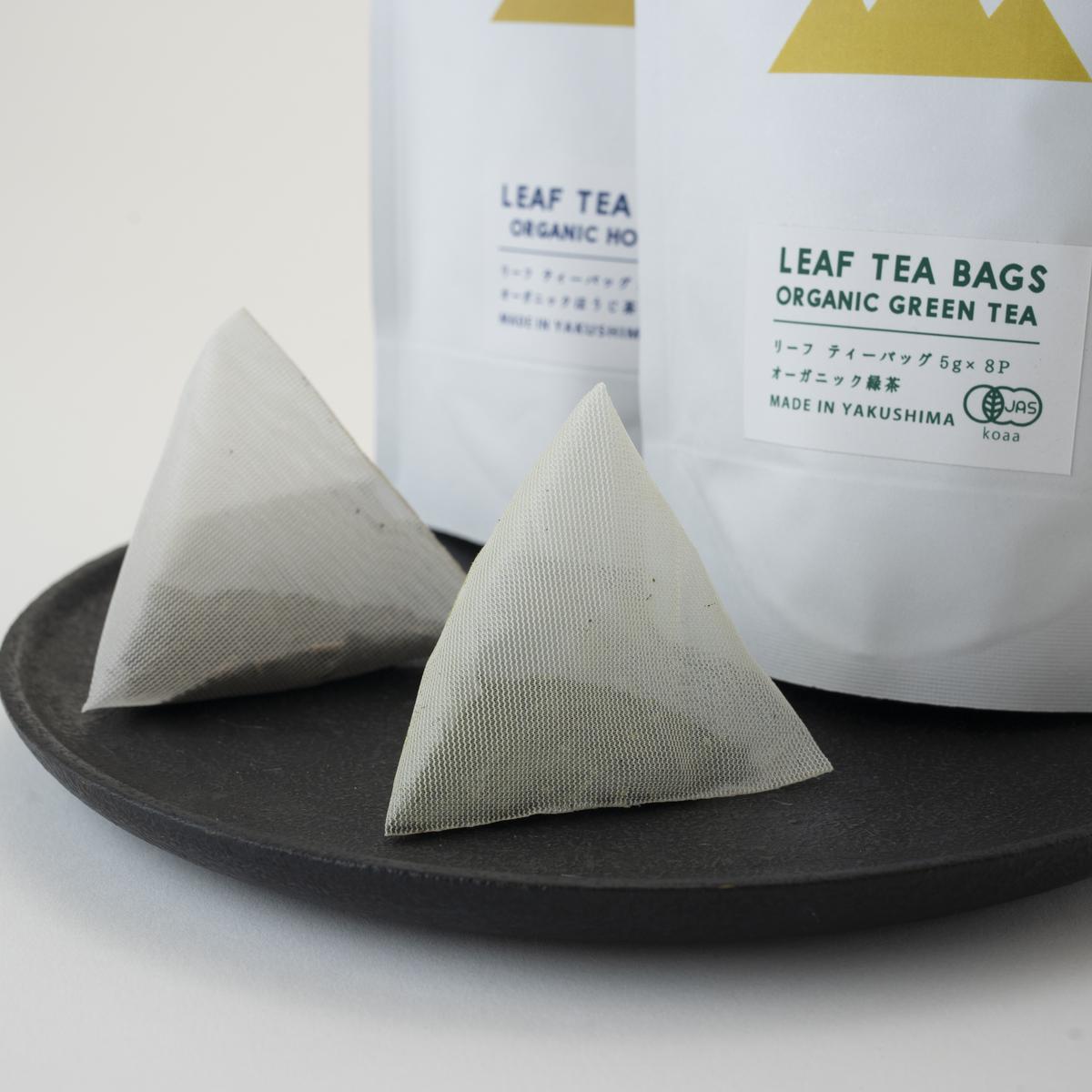 【定期便】リーフティーバッグ オーガニック緑茶 / 屋久島八万寿茶園 | Gallery KIANU