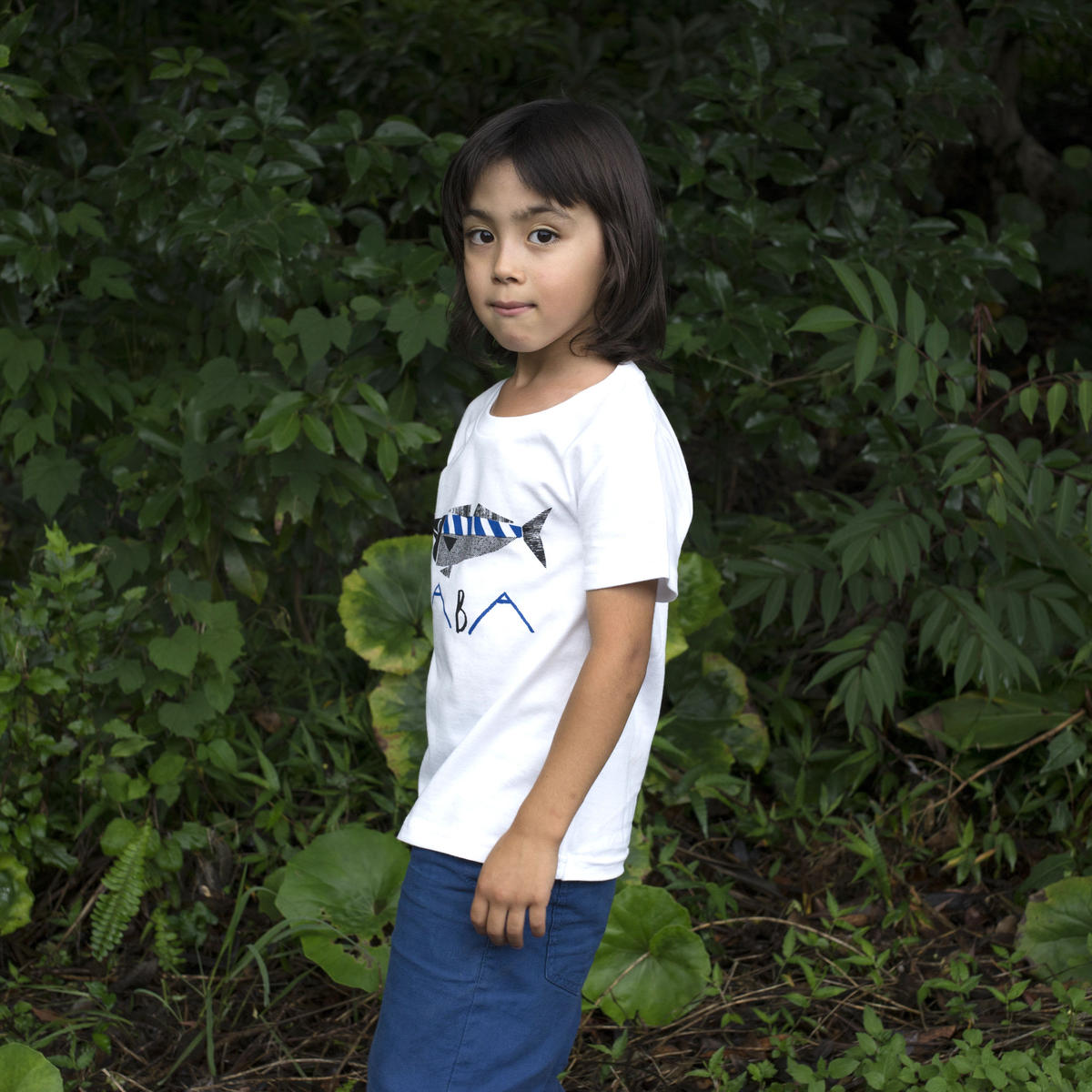 KIDS】SABA Tシャツ（白） | Gallery KIANU