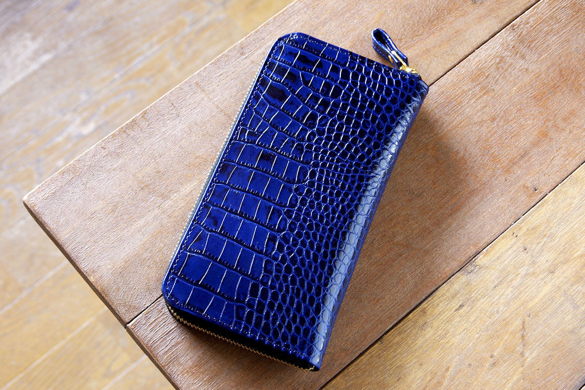 《LEO》ラウンドジップロングウォレット スリム | KIKUCHI LEATHER