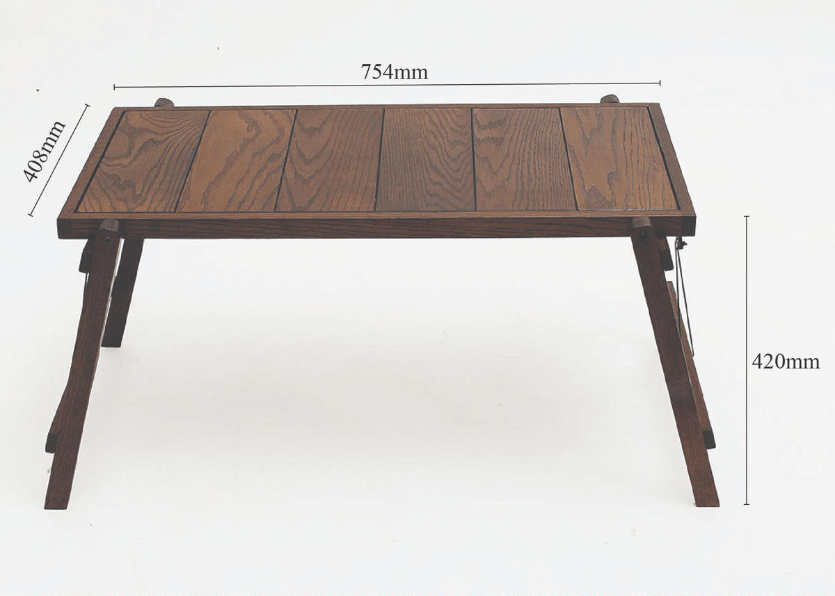 インフィニティ ウッドテーブル T02 (ウォールナット色) | KIMICAMP