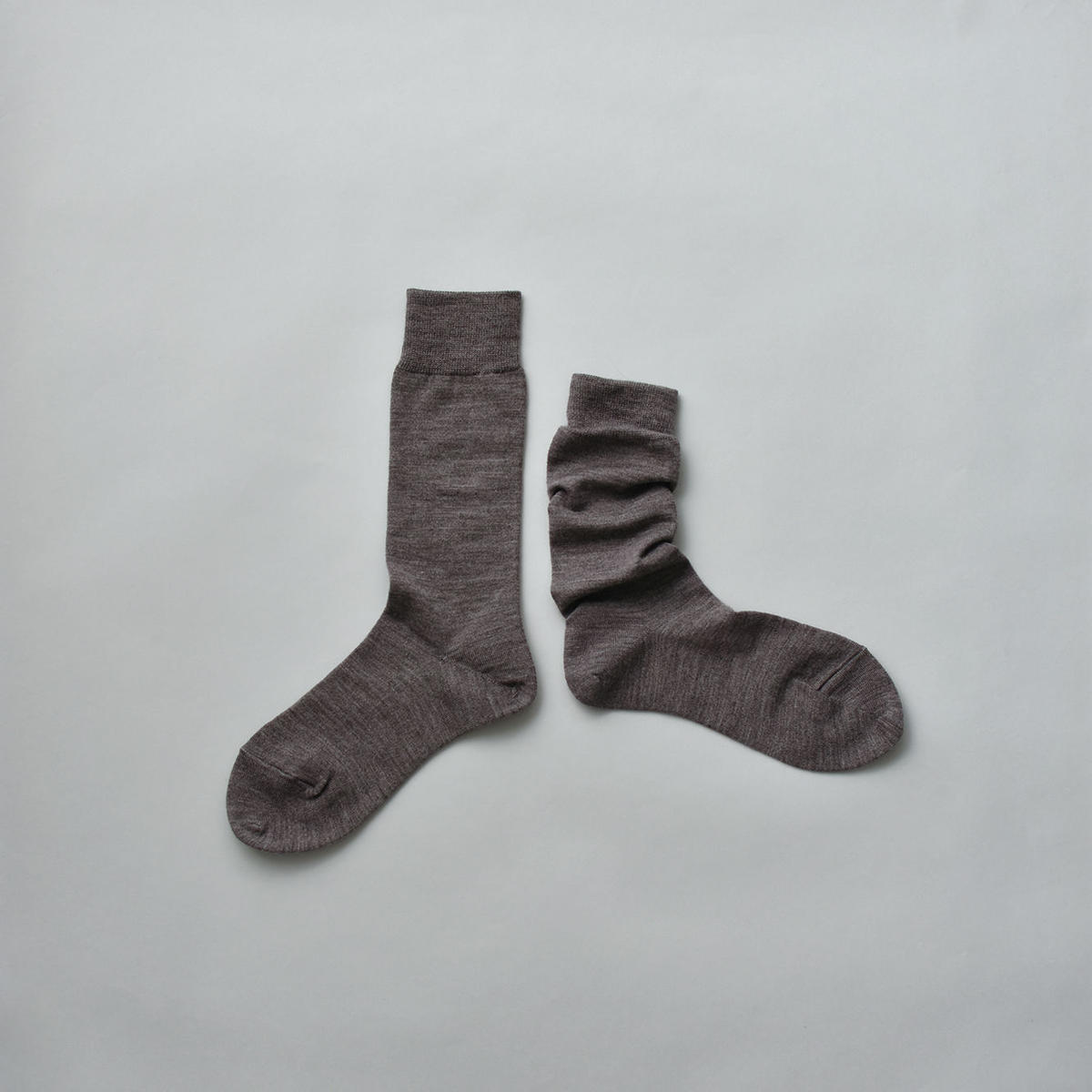 MERINO WOOL SOCKS / 22-24cm Heather gray | K I...