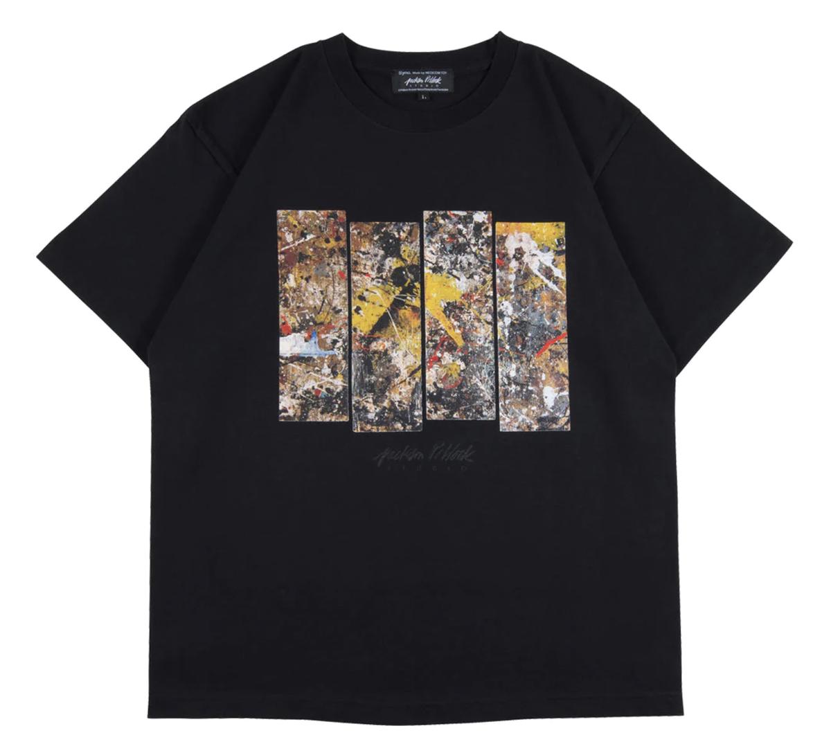 Jackson Pollock Studio TEE "Floor Boards 01" BL...