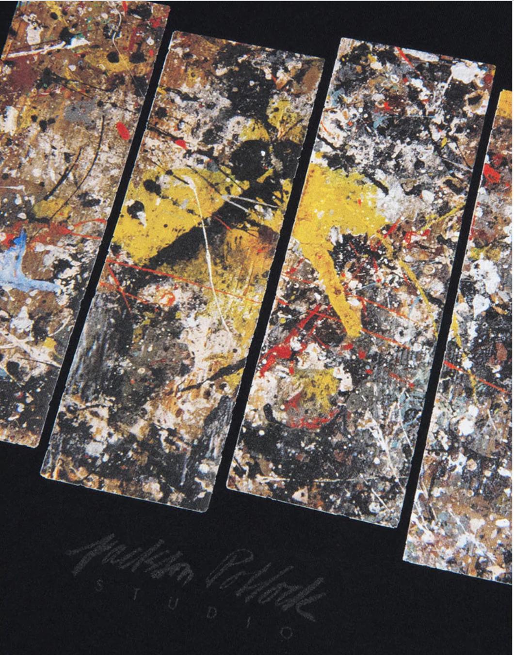 Jackson Pollock Studio TEE "Floor Boards 01" BL...