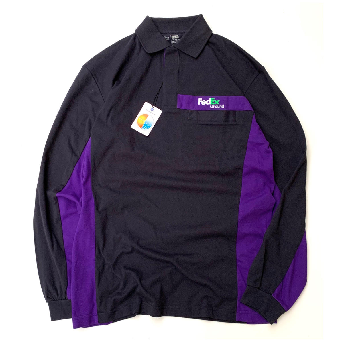 NEW FedEx L/S POLO SHIRT size M | kiraku Store