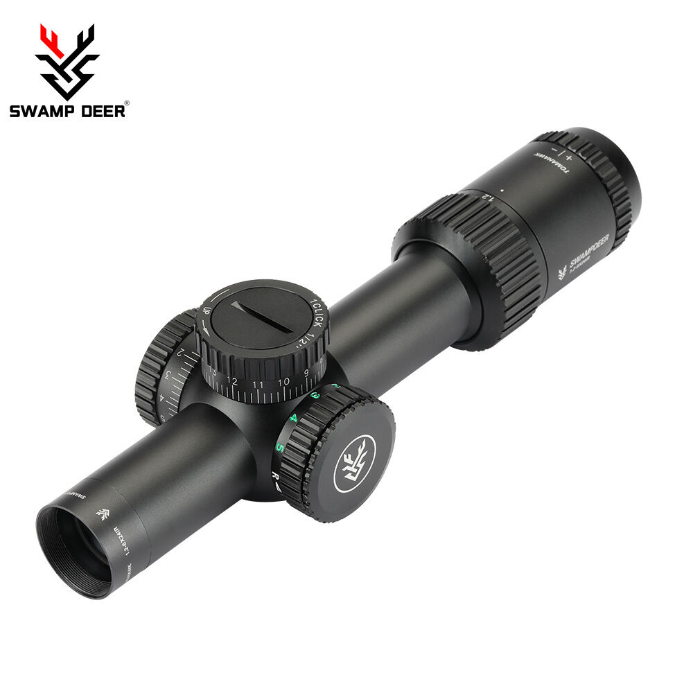 SWAMP DEER OPTICS 1.2-6X24mm IR ショートスコープ（実銃対応規格...