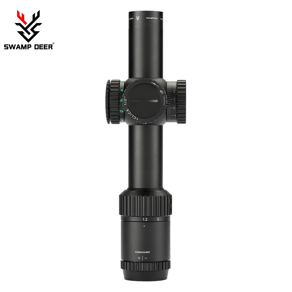 SWAMP DEER OPTICS 1.2-6X24mm IR ショートスコープ（実銃対応規格...