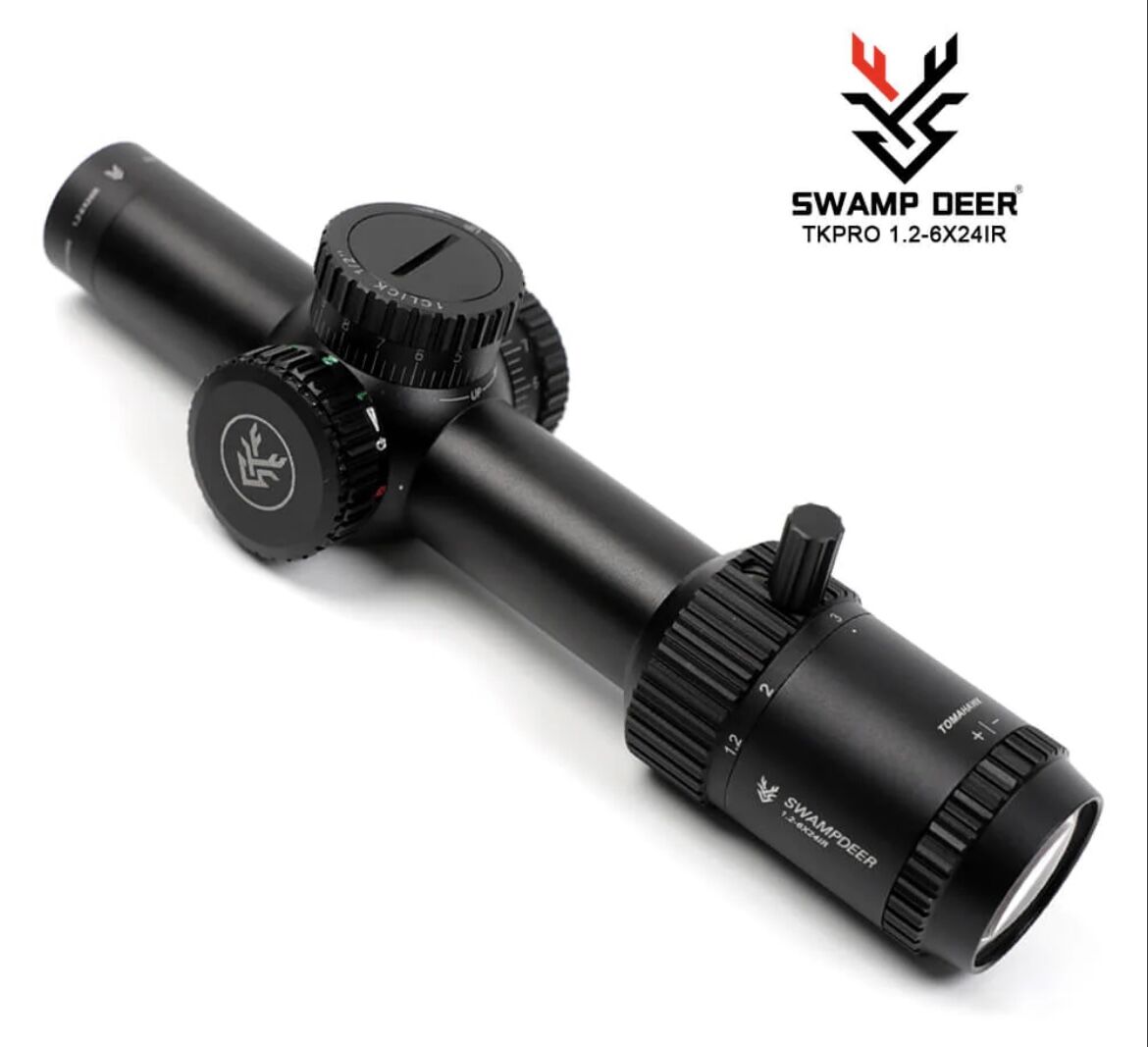 SWAMP DEER OPTICS 1.2-6X24mm IR ショートスコープ（実銃対応規格...