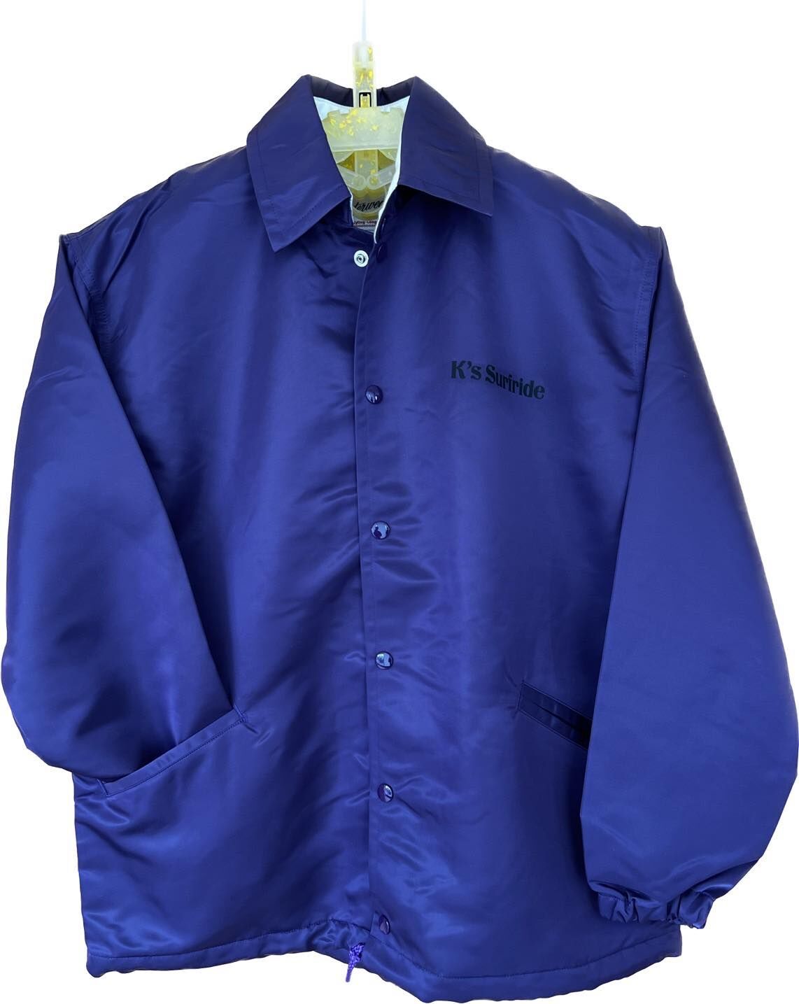 COACHES JACKET(W-Name Limited) / PURPLE× BLACK ...