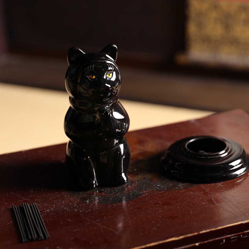 猫忍者香炉/NEKO NINJA INCENSE CHAMBER（BLACK） | 伊賀の京丸...