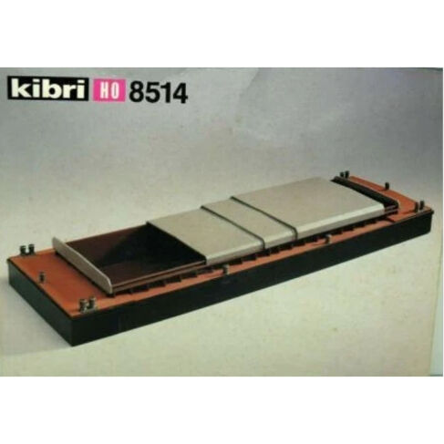 Kibri 8514 HO Barge W/Sliding Covers Transport ...