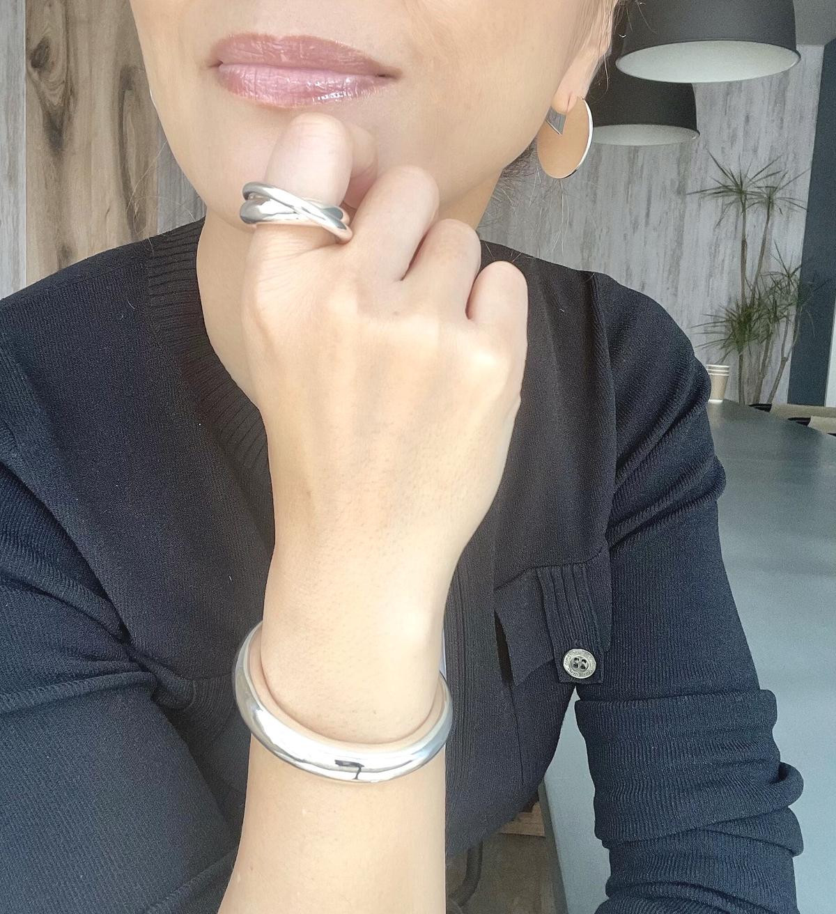 Ete 2WAY 3Dリング&ネックレス（ゴールド／シルバー） | La Soeur