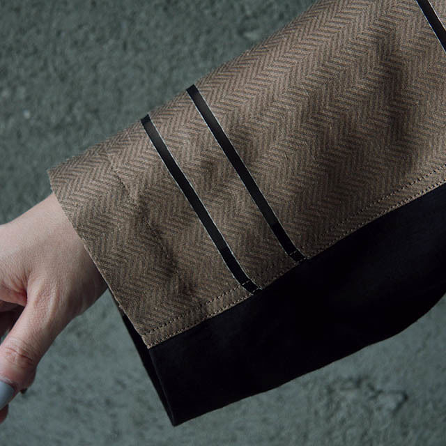 NATIVE VILLAGE linen mesh coat | nii-B | WEBSHOP