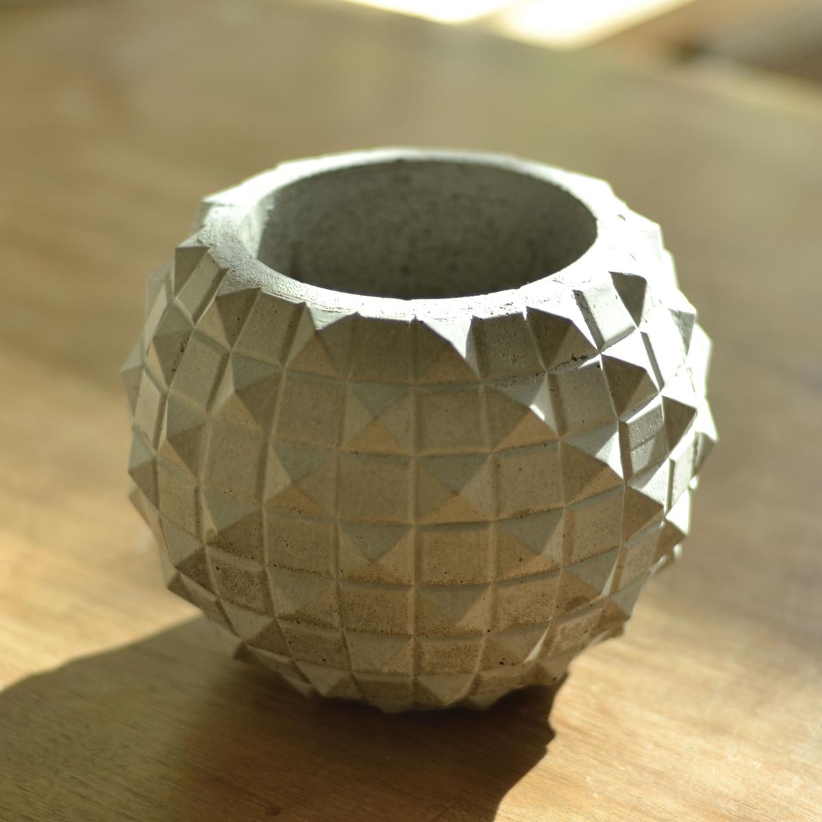 "PINA-POT" ハイドロカルチャー植木鉢 モルタルポット | LOTUS PLUS