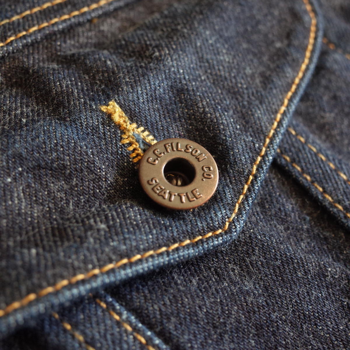 FILSON "OUTLET" UNLINED DENIM SHORT CRUISER J...