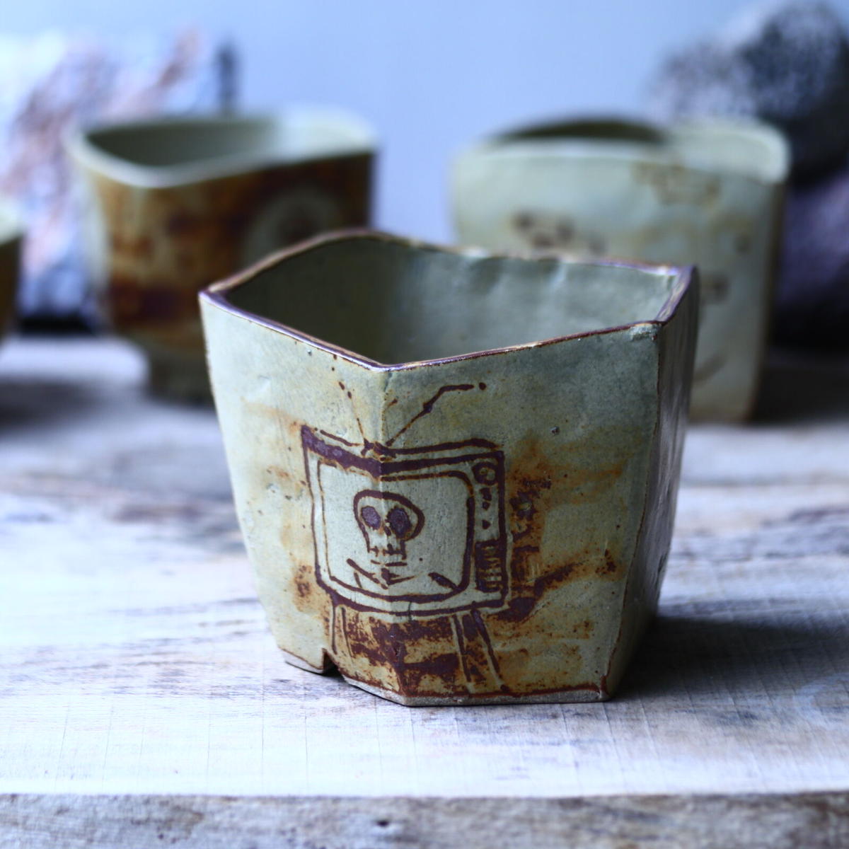 Andrew Gemrich 〝calavera″ / humanity pot ...