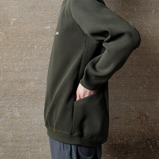【narifuri】マルチテックワッフルクルーネックスウェット | MICHELLE STORES