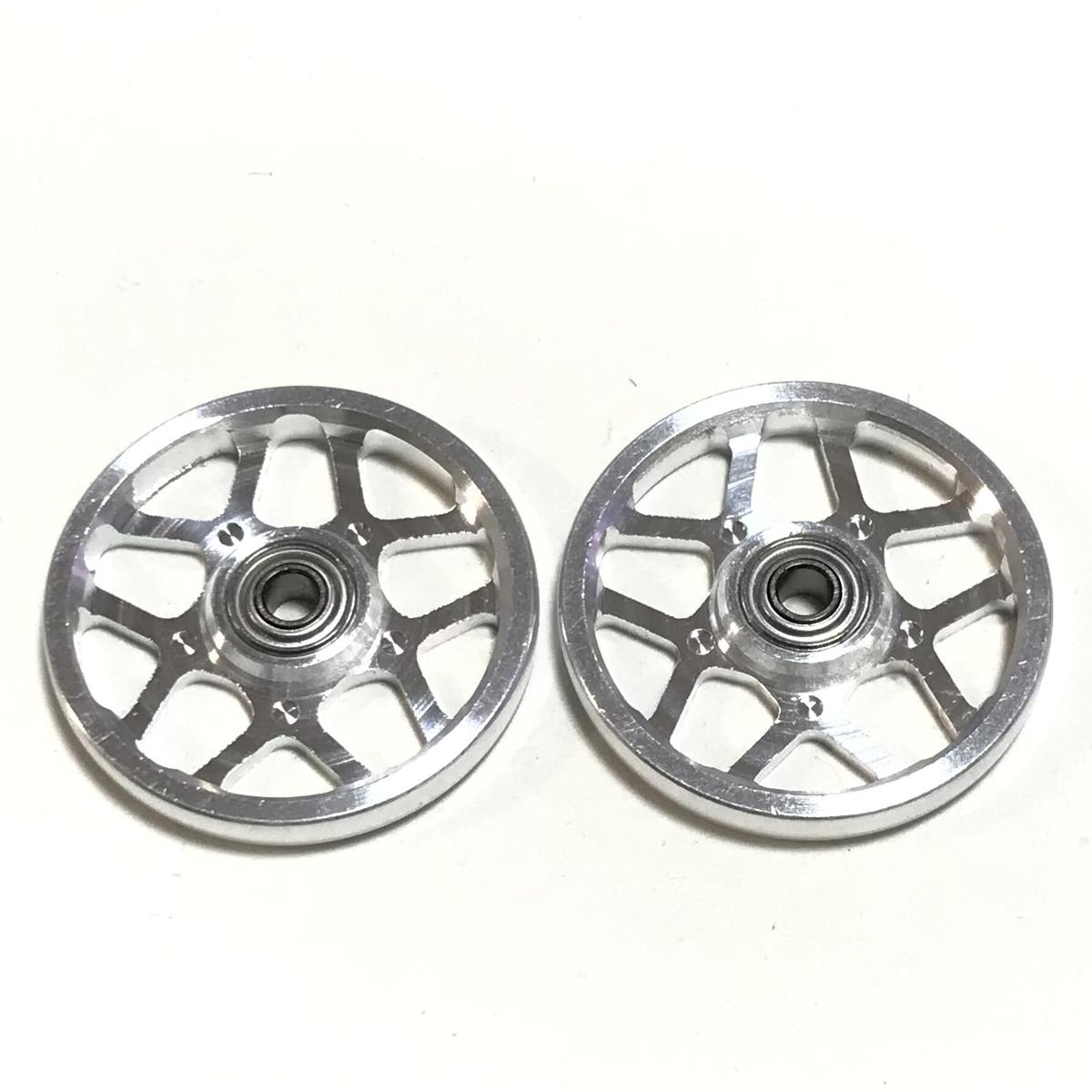 【W-STAR】CNC加工 オールアルミベアリングローラー (19mm) | mindev(み...