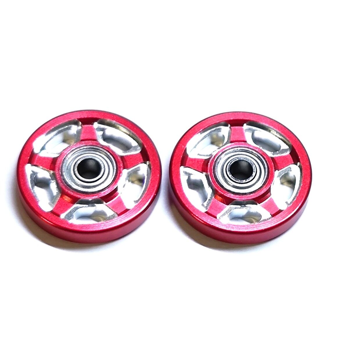 CNC加工 オールアルミベアリングローラー (13mm) | mindev(みんでぶ)