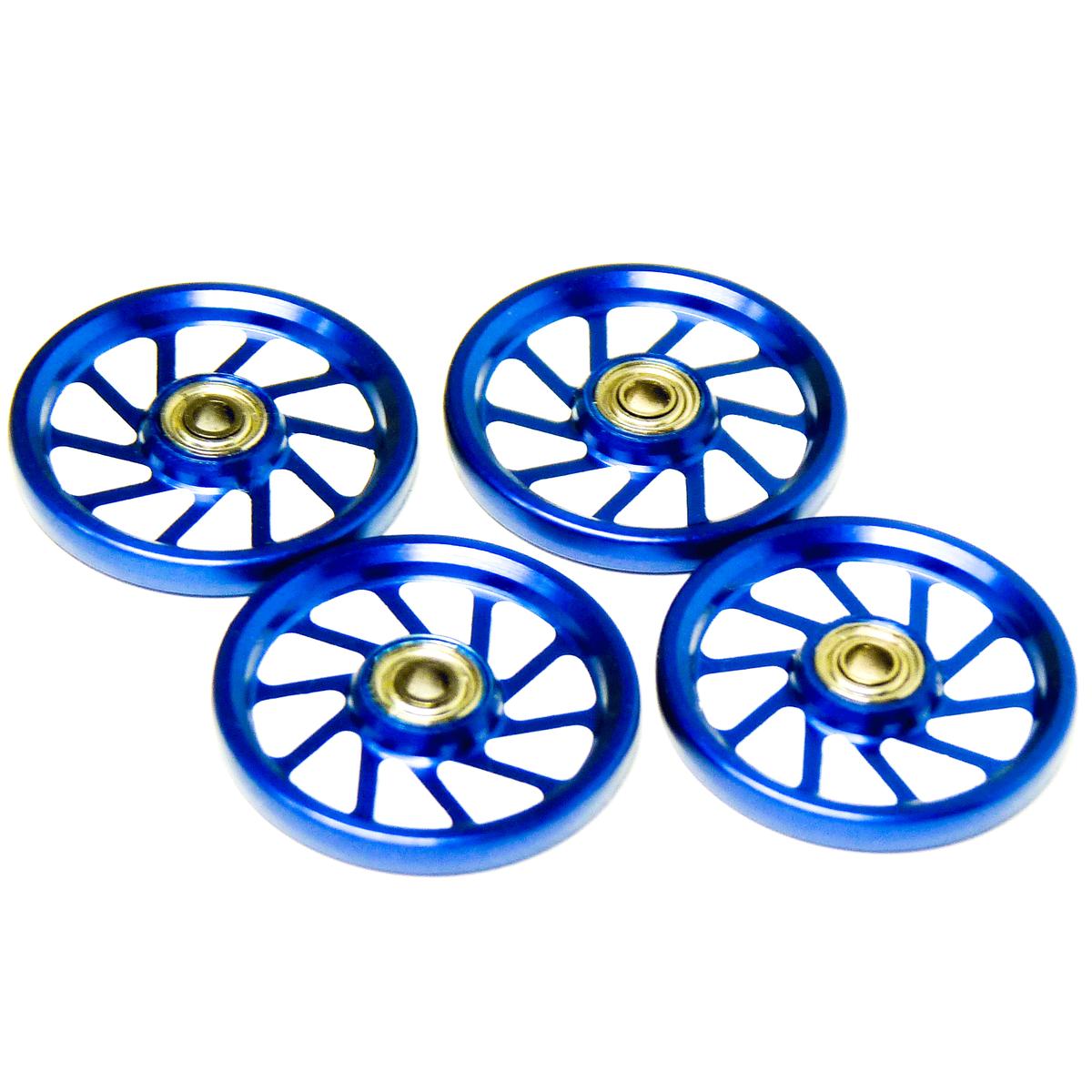 【スパイラル】CNC加工 19mm オールアルミベアリングローラー | mindev(みんでぶ)