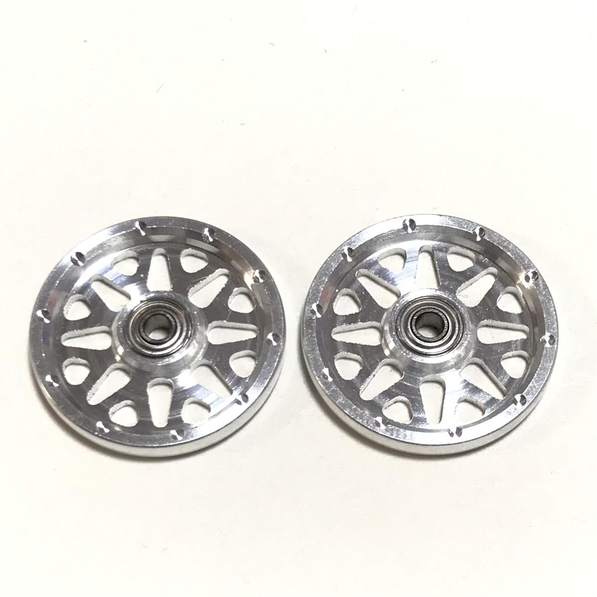 【Yスポーク】CNC加工 オールアルミベアリングローラー (19mm) | mindev(みんでぶ)