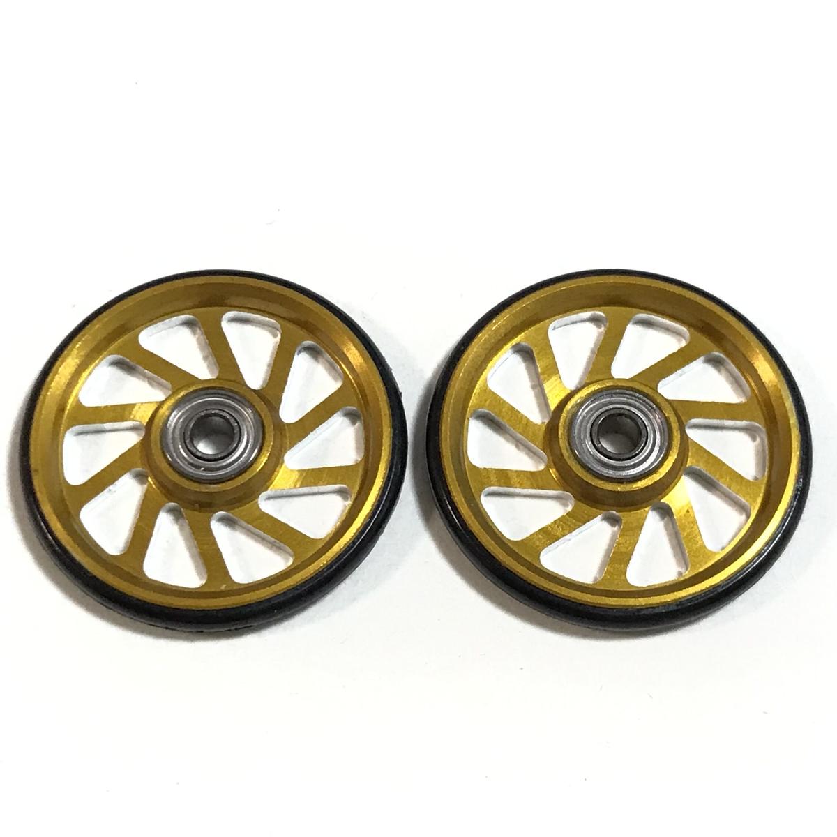 【スパイラル】CNC加工 オールアルミベアリングローラー (19mm) | mindev(みんでぶ)