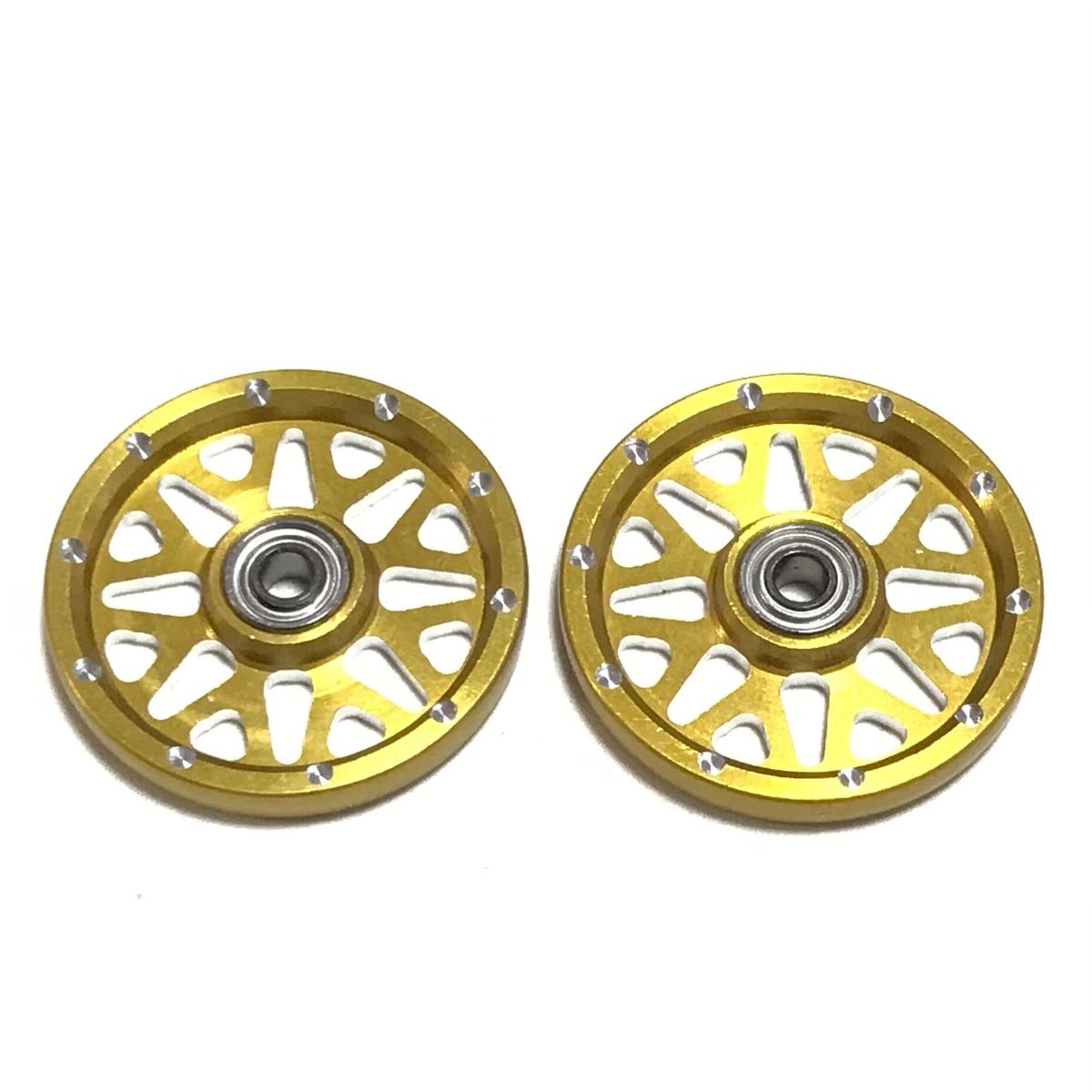 【Yスポーク】CNC加工 オールアルミベアリングローラー (19mm) | mindev(みんでぶ)