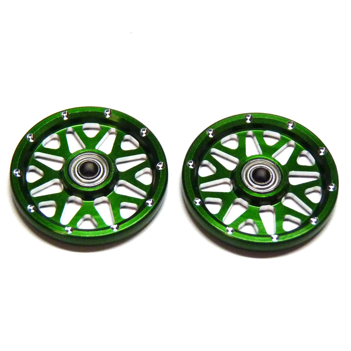 【Yスポーク】CNC加工 19mm オールアルミベアリングローラー | mindev(みんでぶ)