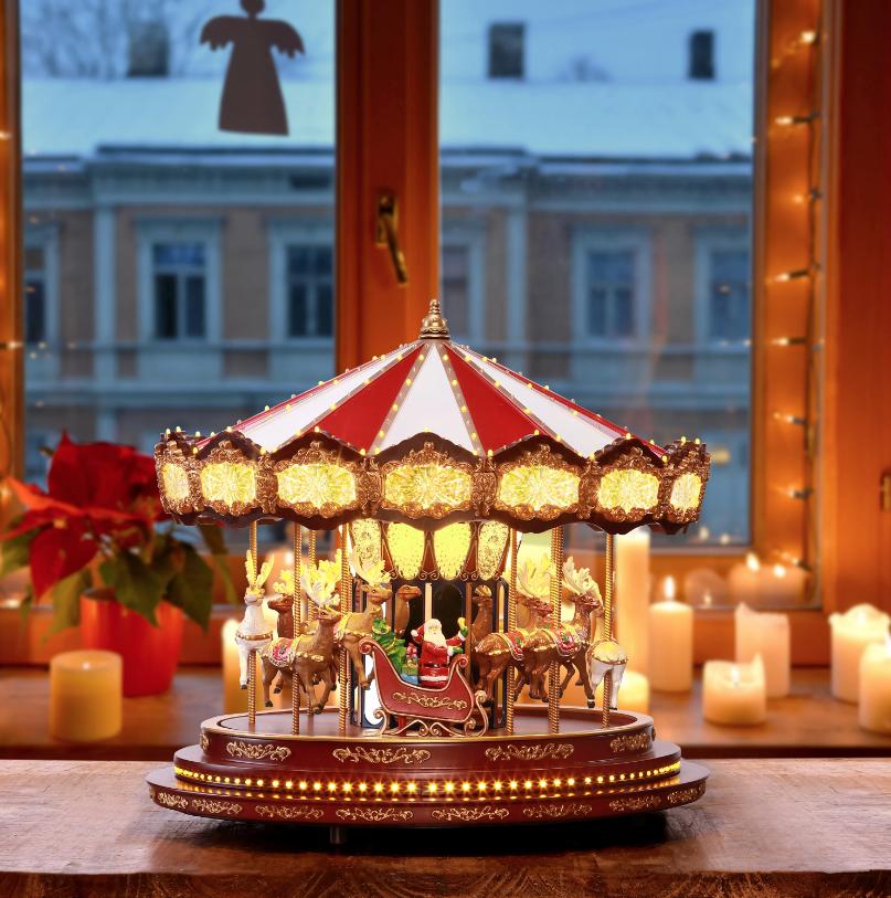 Deluxe Christmas Carousel | Mr.Christmas - My l...