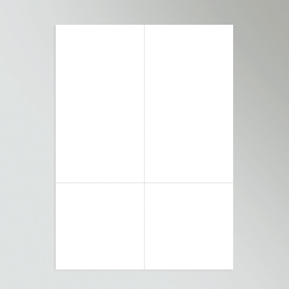 A4ミシン入り用紙 白紙EIAJ標準納品書R-10 上質55kg相当【500枚】 | MUJI...