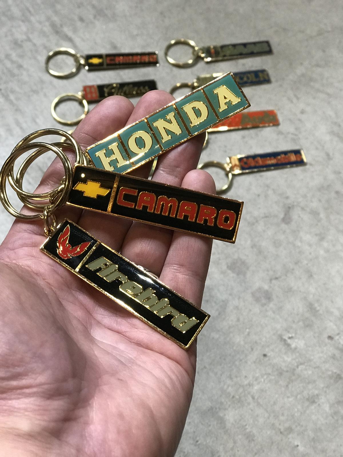 1970s Hot Rod Metal Key Chains | east village O...