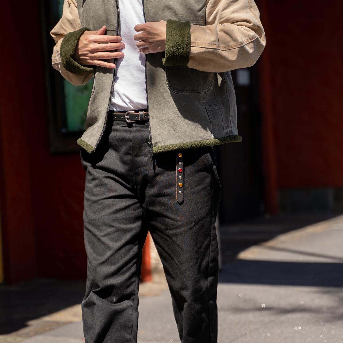 MISSION DISTRICT NARROW STUDDED BELT | NATIVE J...