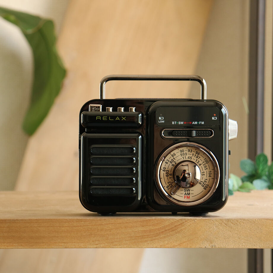 RELAX Multi Retro Radio レトロ 中身 最新！おしゃれ スピーカーラジオ...