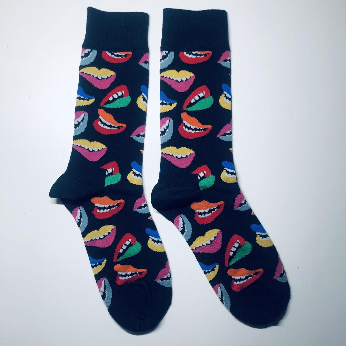 Talking Socks NVY #141 | NEIGHBOR’S FOOT