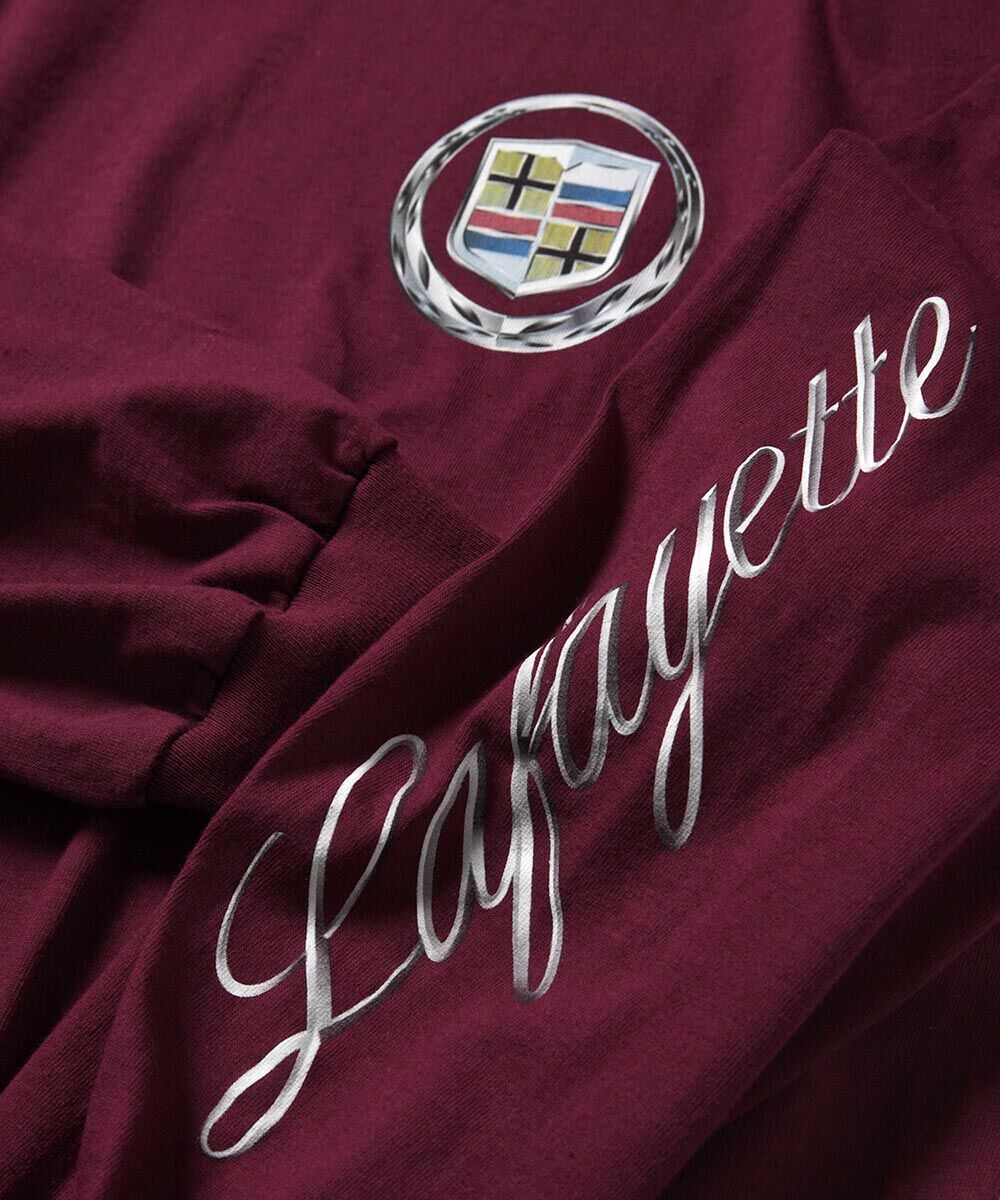 LFYT LUX CREST L/S TEE BURGUNDY Size XL | NEO T...