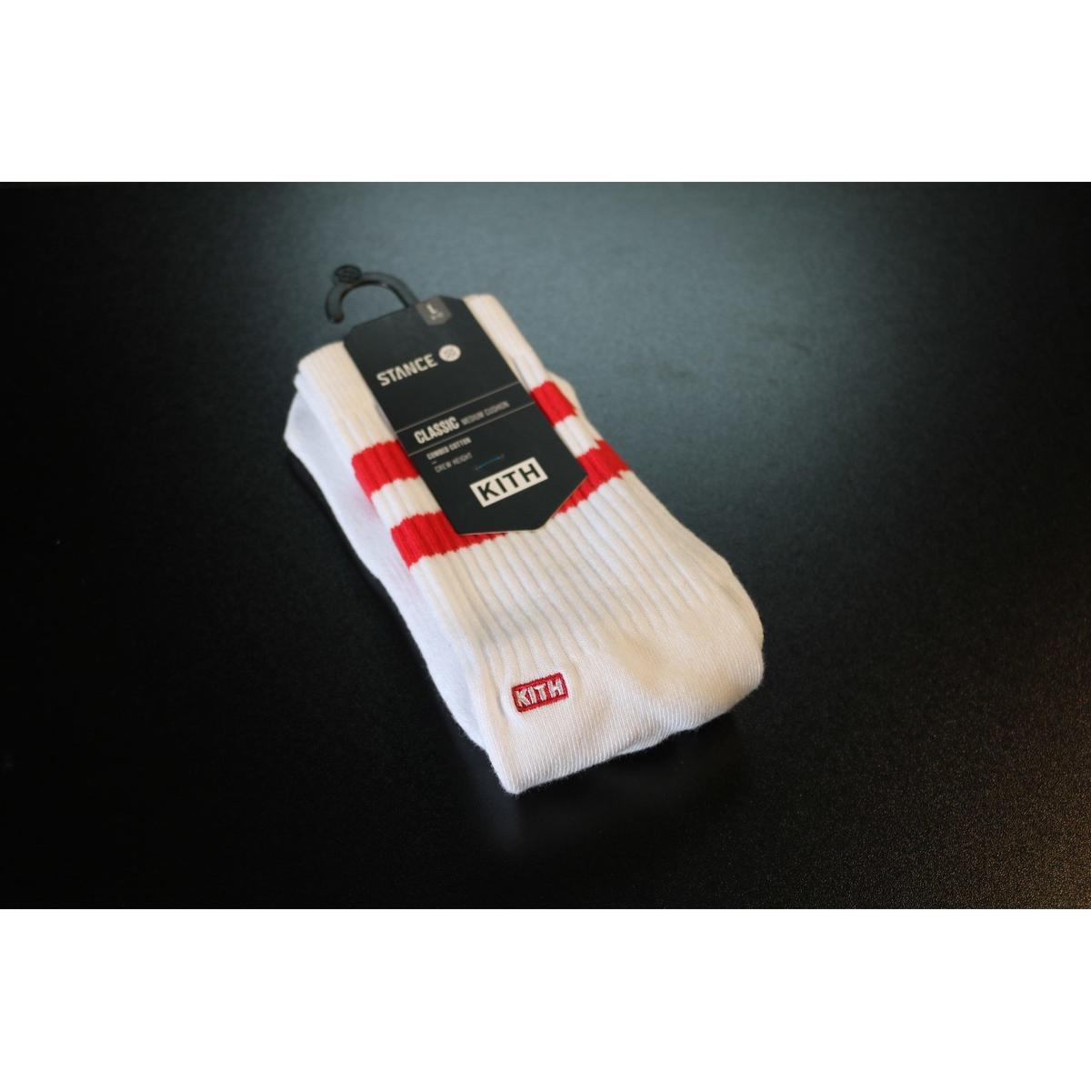 KITH Summer 18 x STANCE Socks Crew Height Red L...