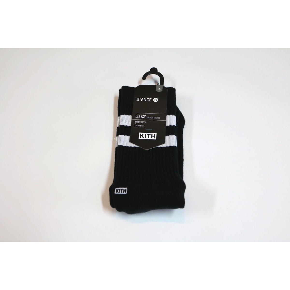 KITH Summer 18 x STANCE Socks Crew Height Black...