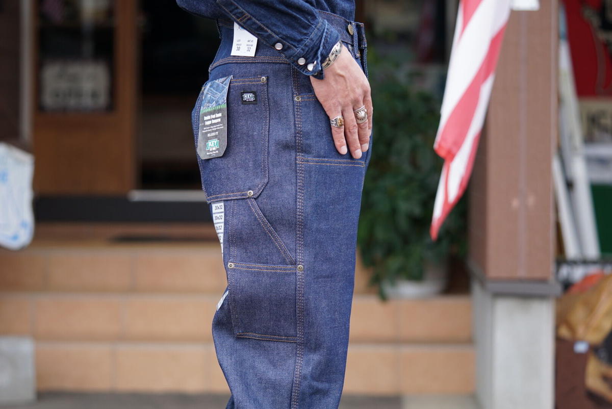 Key Double Front Denim Logger Pants | NewDeal