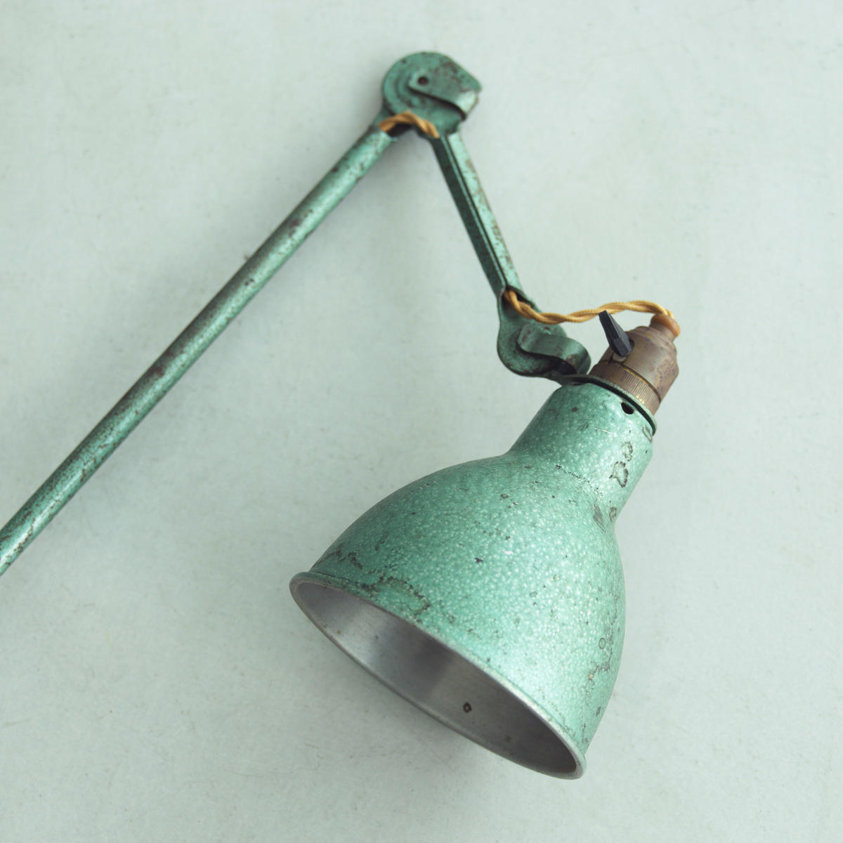 LAMPE GRAS 202 FIXED RAVEL HAMMERED GREEN 196...