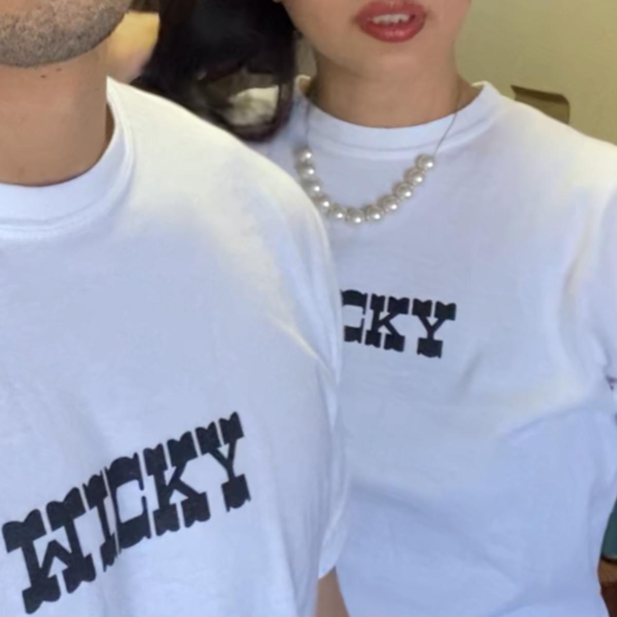 WICKY ORIGINAL LOGO TEE WHITE | WICKY ART SHOP