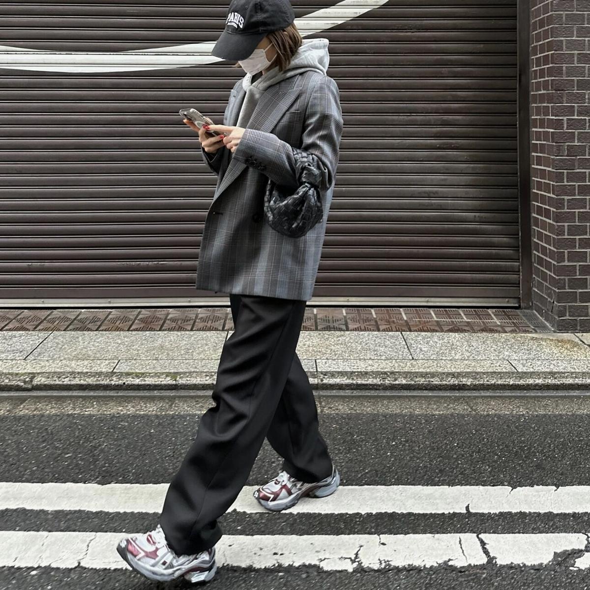 tailored slacks(black/camel) | ok.soon