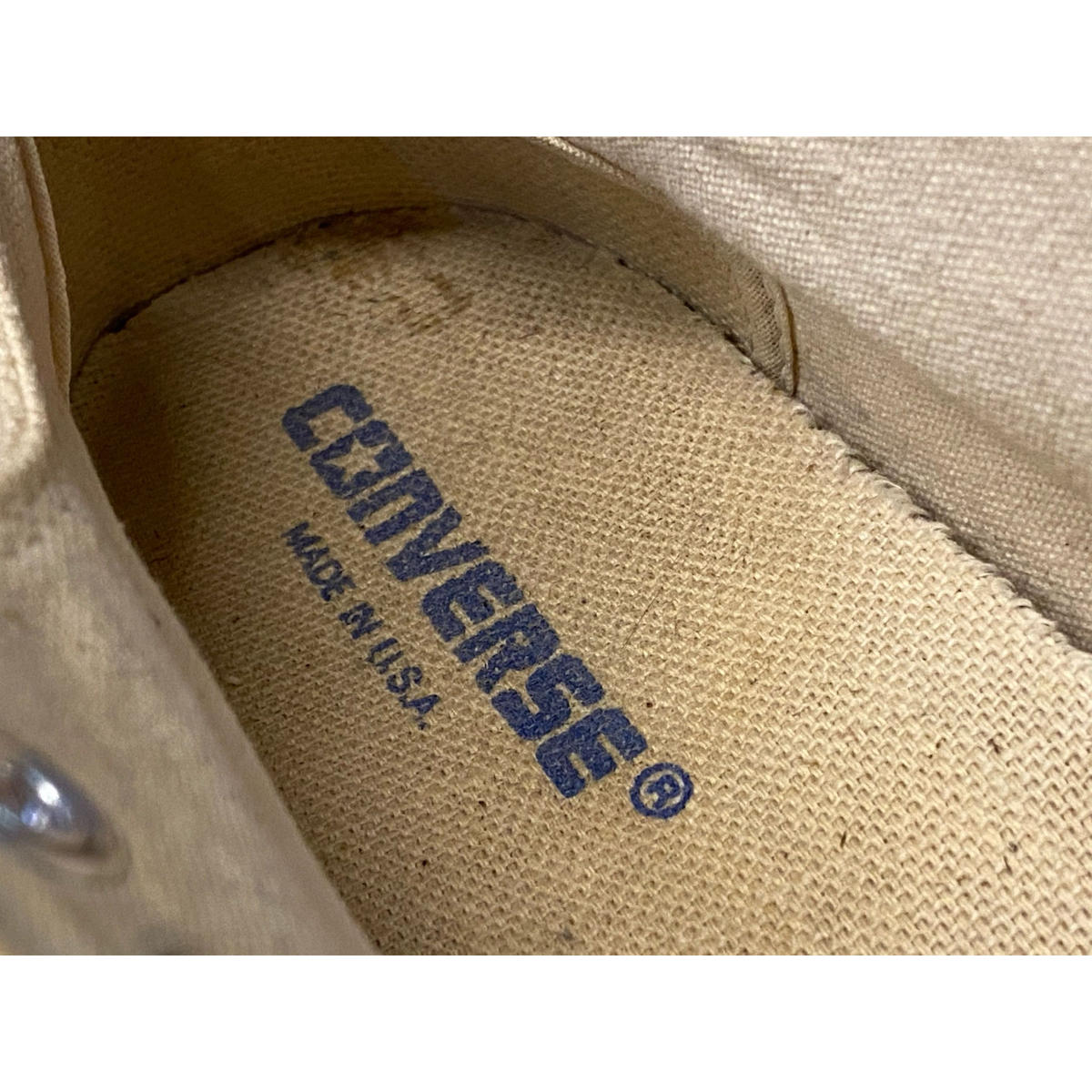 1990s CONVERSE ALL STAR Low-Cut Sneaker "White"...