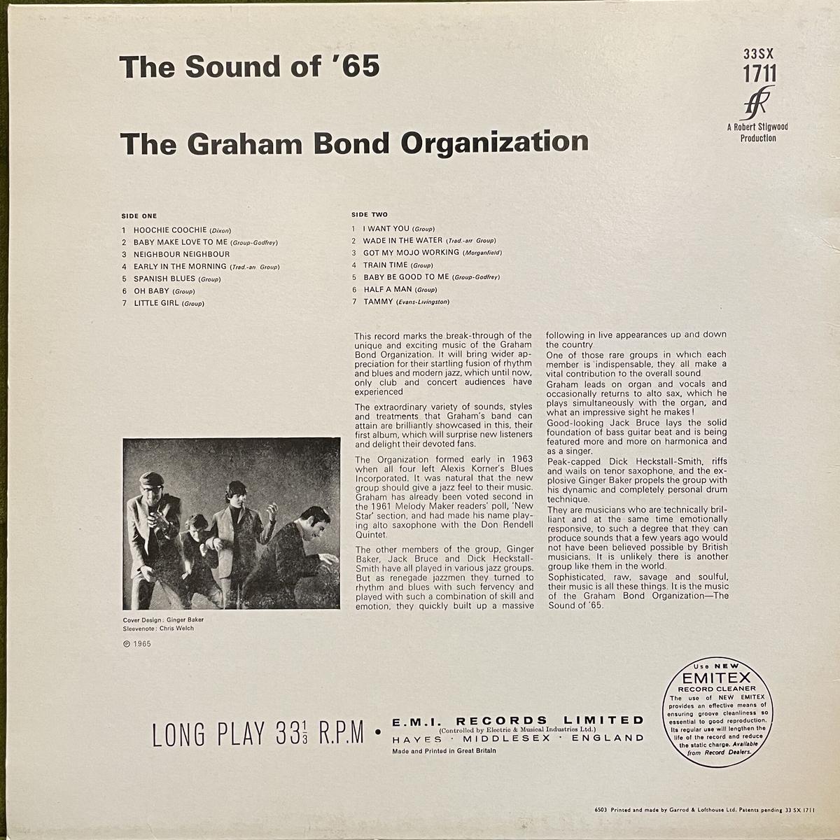 THE GRAHAM BOND ORGANIZATION / The Sound Of 65 ...