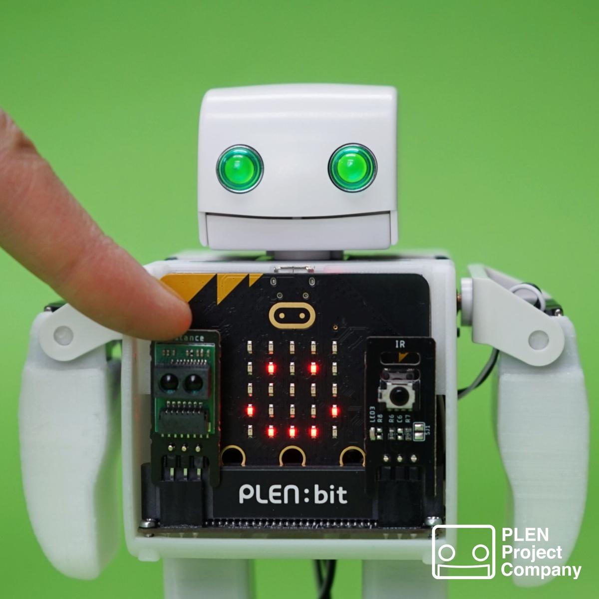 PLEN:bit v2 完成モデル‐緑色目玉LED（おまけ付き） | PLEN shop