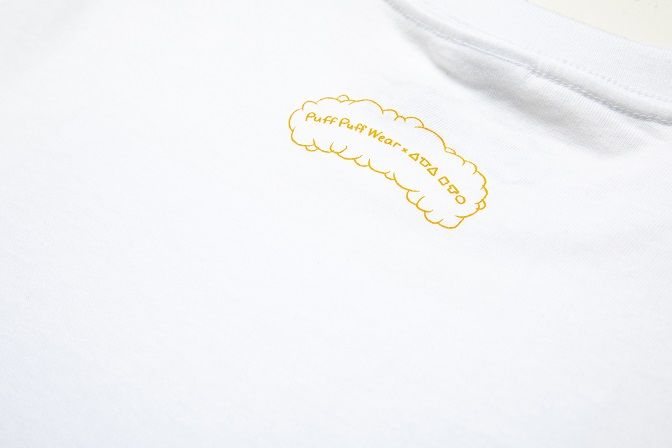 【AYA ITO】うんこトランポリン Poop trampoline TEE (WHITE)