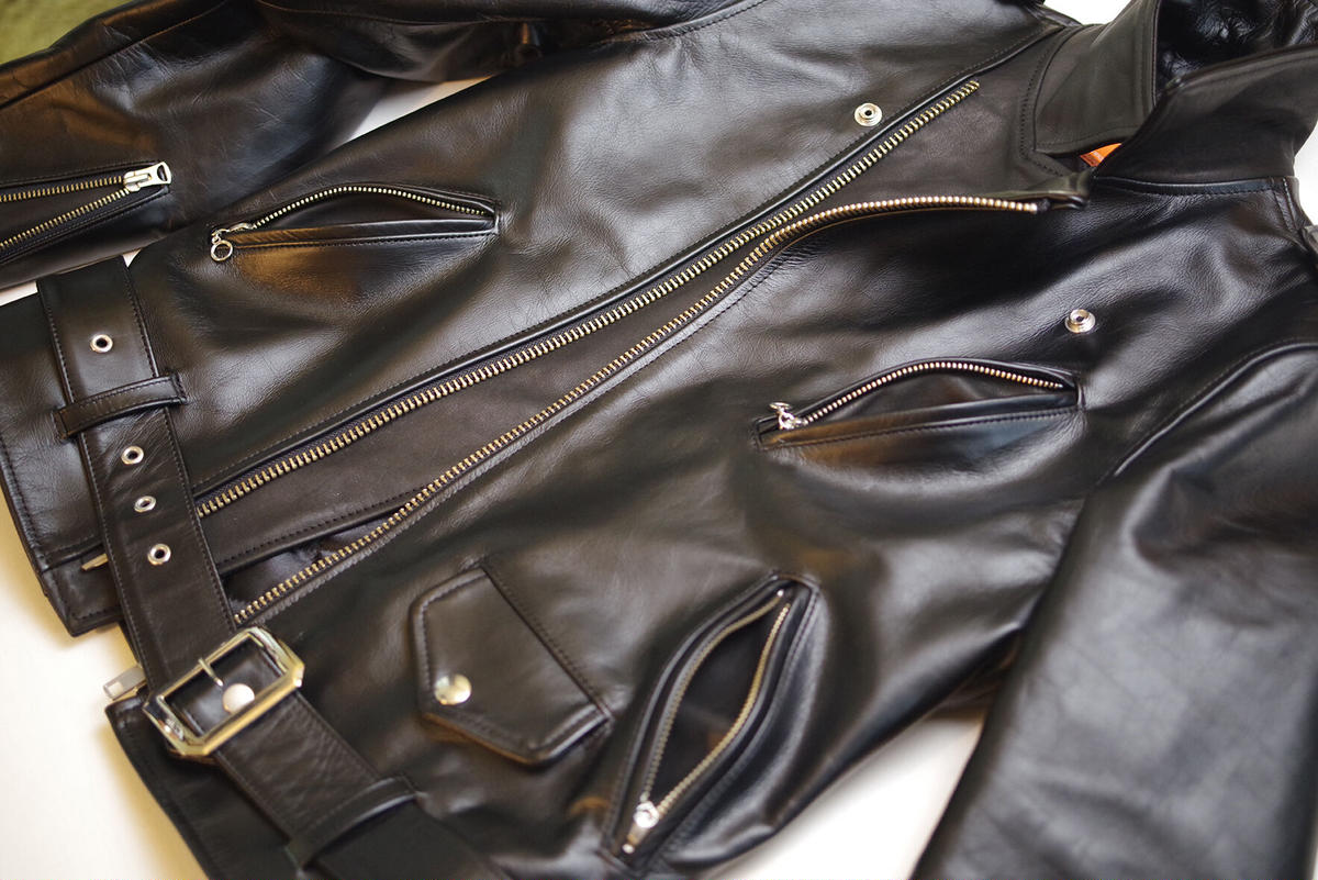 LEATHER JACKET "Howling At The Moon" | R-birth