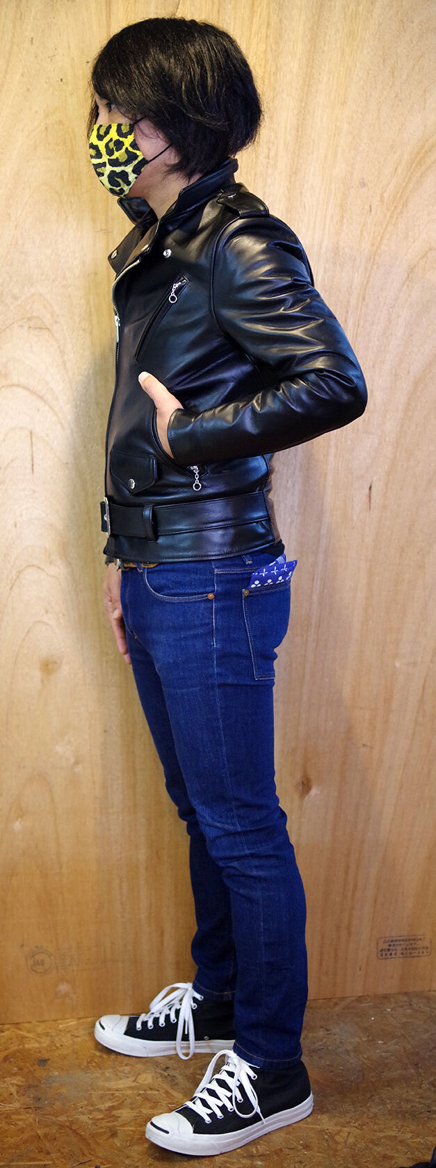 LEATHER JACKET "Howling At The Moon" | R-birth