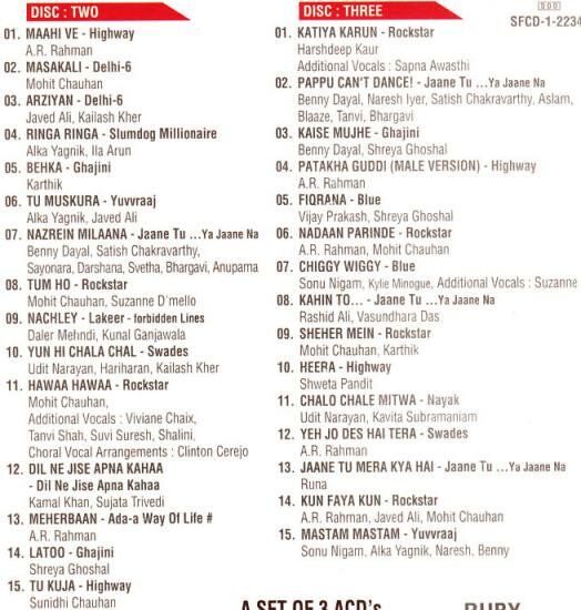 A. R. Rahman: Signature Collection - 2 CD（CD-45...