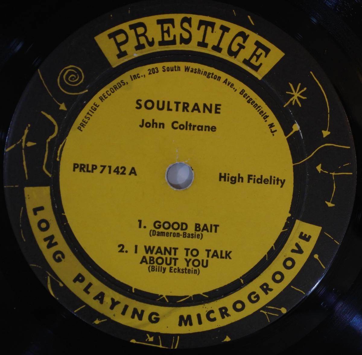 John Coltrane ‎– Soultrane（Prestige - 7142）mono...