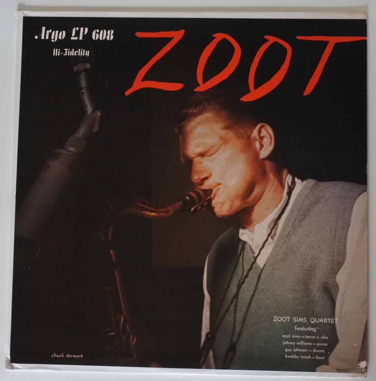 Zoot Sims Quartet ‎– Zoot （Argo – LP 608）mono...