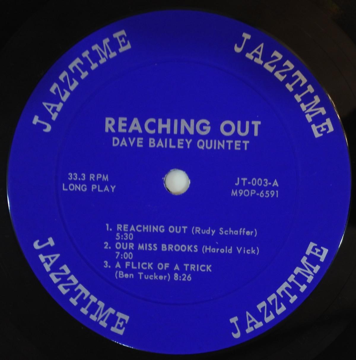 Dave Bailey Quintet ‎– Reaching Out （Jazztime ...